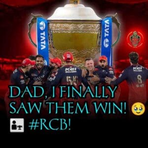 RCB Won the IPL 2025 Trophy, 160+ captions and quotes!